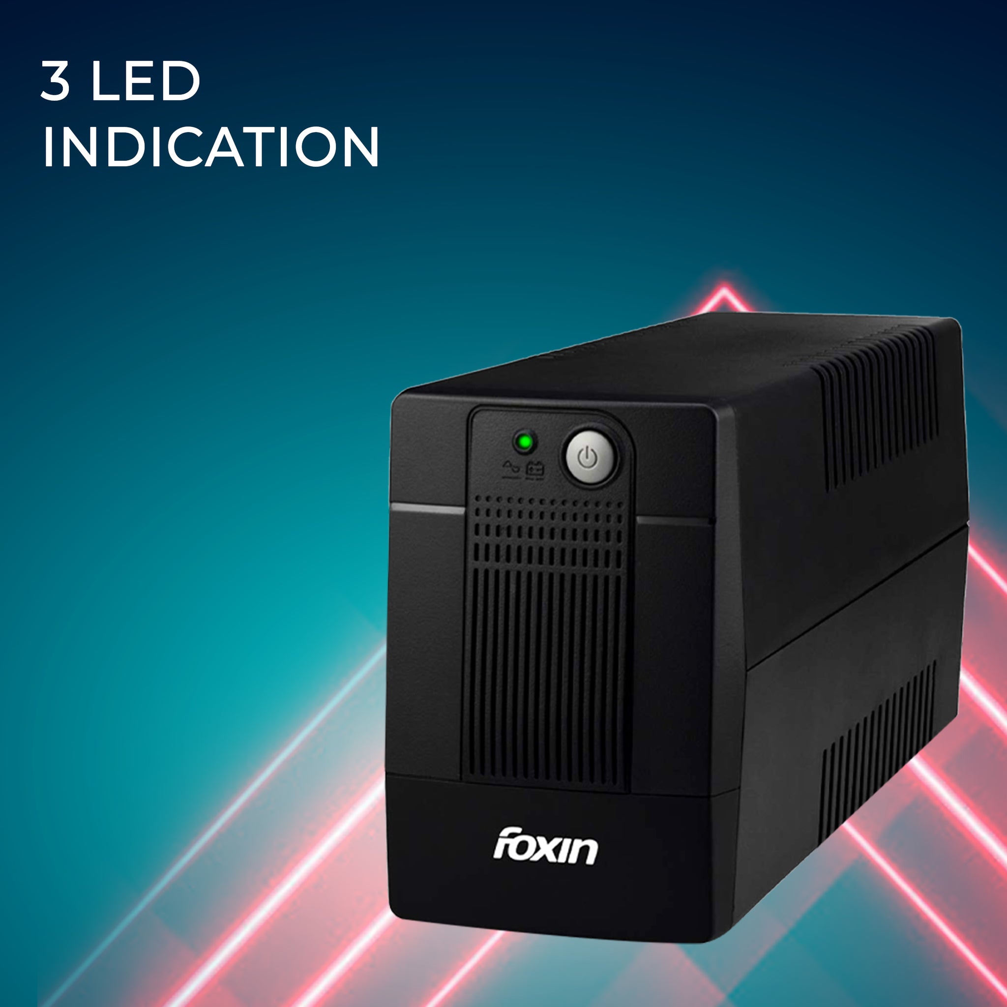 Foxin FPS-755/600VA Uninterrupted Power Supply (UPS), with LED Indicat ...
